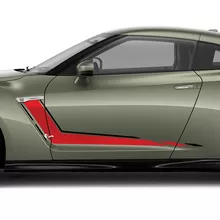 Side Doors Stripes Decal Kit for Nissan GT-R