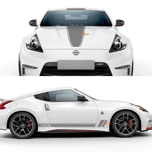 Nissan Nismo 370Z Hood Side Sticker Decal Vinyl Graphic Kit