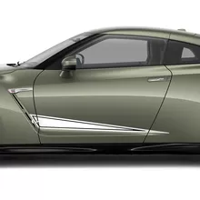 2x Side Doors Graphics Triangle Decal Kit for Nissan GT-R