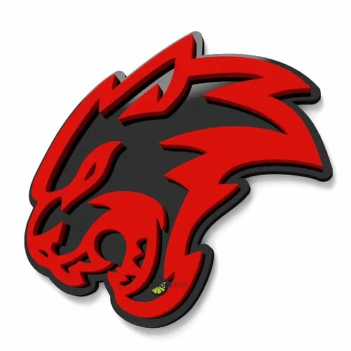 Custom 3D Badge Demon Dodge Charger Challenger logo Fender Badges Emblem