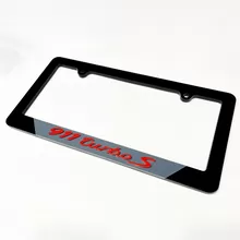 Porsche 911 Turbo S Vehicle License Plate Covers Frames Decor