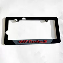 Porsche 911 Turbo S Vehicle License Plate Covers Frames Decor