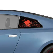 Side Rear Window Japan Style Decals for Nissan GT-R