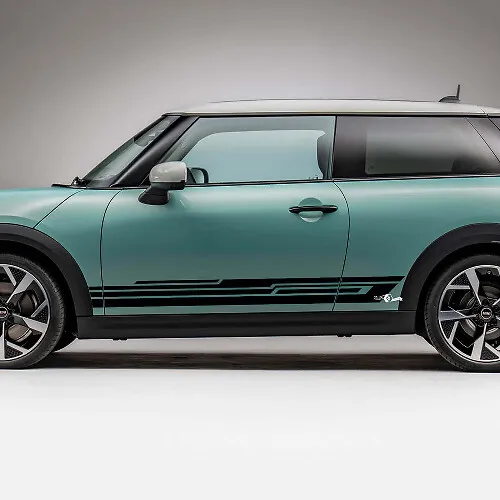 Side Racing Lower Stripes Decal for Mini Cooper S