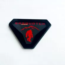 Sasquatch Edition Fender Badges Tailgate Emblem 3D Badge