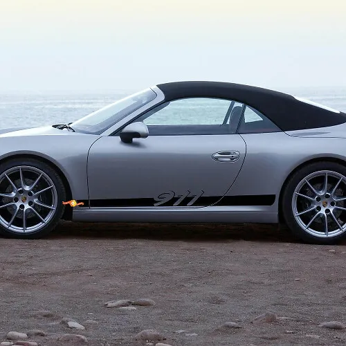 Porsche Stickers Porsche 911 Turbo S Exclusive Side Stripes Kit Decal ...