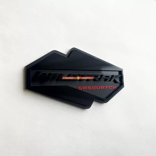 3D Badge Fender Badges Emblem TRX Dinosaur Dodge Red Eye