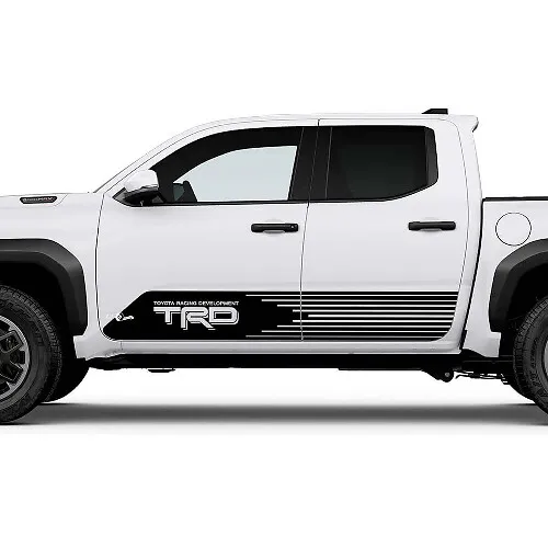 TRD Off Road Side Racing Stripes for Toyota Tacoma Decals