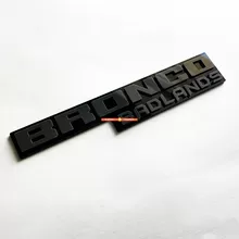 Bronco Badlands Fender Badges Tailgate Emblem 3D Badge Black vs Grey