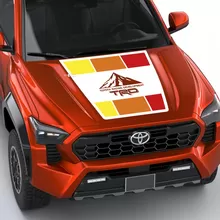 TRD Mountains Vintage Retro Heritage Stripes Wrap Hood decal Sticker ...