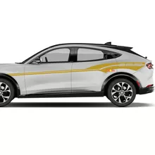 Pair MACH E Accent Stripes Side Door Decal vinyl stickers for Ford ...