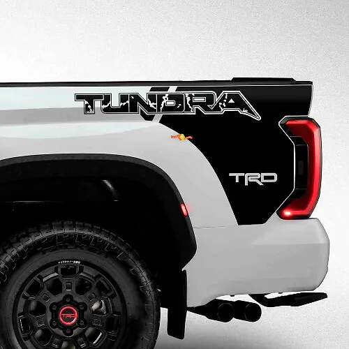 Tundra power truck Style Bed Side Decal Sticker for Toyota Tundra TRD