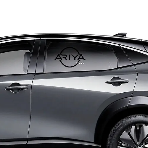Hood Dual Tribal Stripe Racing Graphics Decal for Nissan ARIYA