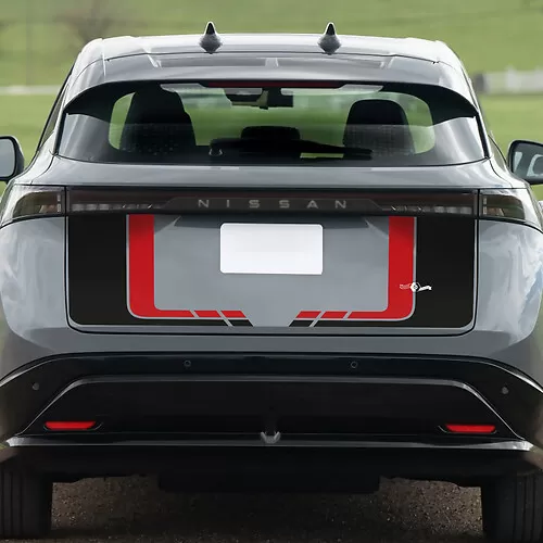 Rear Dual color Trunk Racing Graphics Decal for Nissan ARIYA