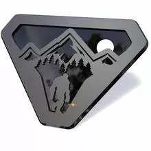 Mountains Sasquatch Bigfoot Yeti Fender Badges Tailgate Emblem 3D Badge