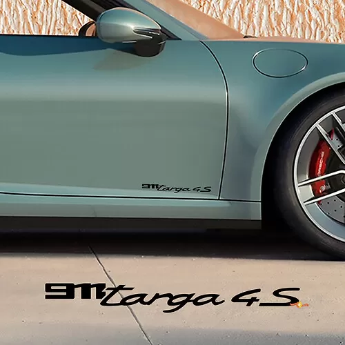 Side 911 Targa 4S Doors Stripes Kit Decal Sticker for Porsche 911 Targa 4S