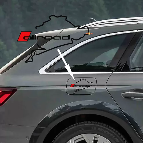 Nürburgring Audi Allroad Decal Stickers Decals