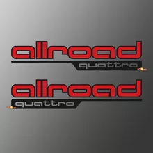 Window Side Audi Allroad Quattro Decal Stickers Decals