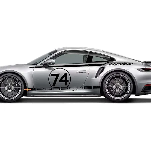 Porsche Panamera Turbo S E Hybrid Rocker Panel Racing Stripes