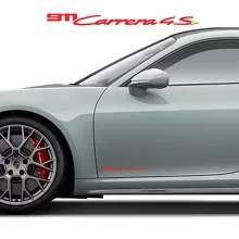 2x Porsche Porsche 911 Carrera 4S Signature Side Doors Decals Stickers
