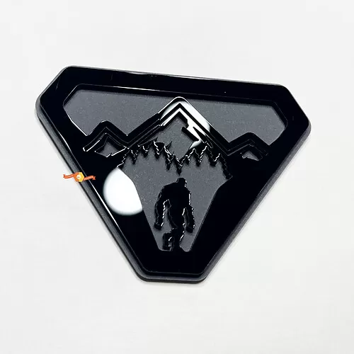 Mountains Sasquatch Bigfoot Yeti Fender Badges Tailgate Emblem 3D Badge