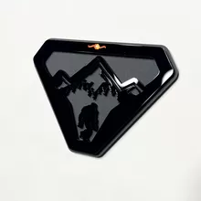 Mountains Sasquatch Bigfoot Yeti Fender Badges Tailgate Emblem 3D Badge