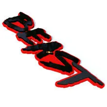 Beast Fender Tailgate Emblem 3D Badge for Trucks & SUVs