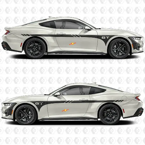 FORD MUSTANG 2015- 2020 SIDE ACCENT C-STRIPES