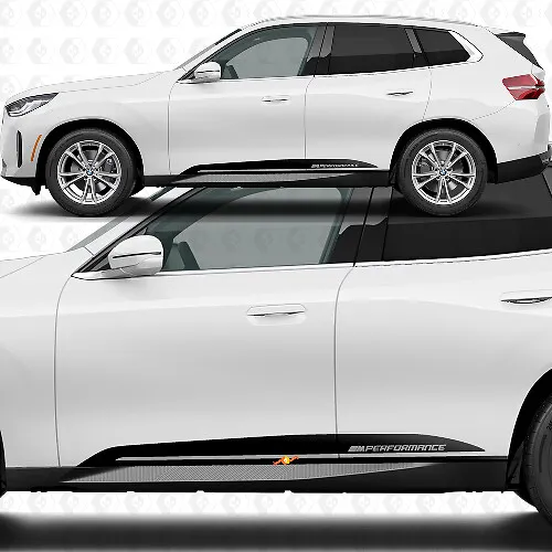 2 Mini Cooper R56 GP side stripes graphics decal rocker stripes