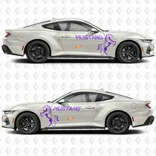 Side Doors Horse Mustang Decals Stickers for Ford Mustang