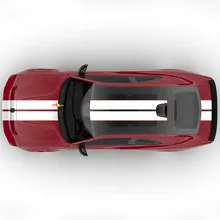 Sixpack Dual Central Stripes Vinyl Decal for Dodge Charger Daytona