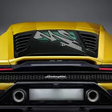 Abstract Graphic Rear Window Vinyl Decals Stickers for Lamborghini ...