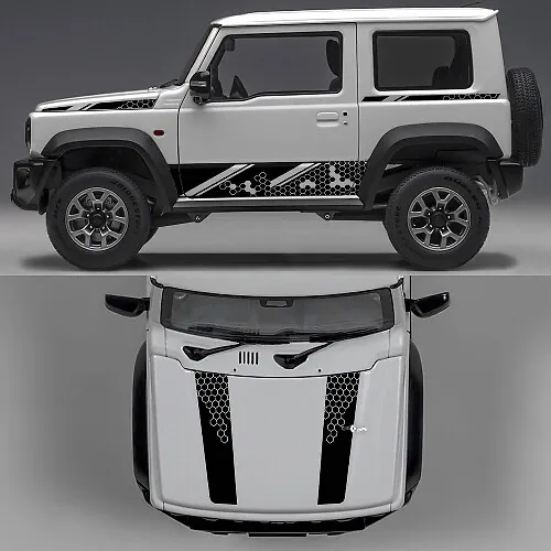 Suzuki JIMNY Side Stripes Decals with Gradient Graphics