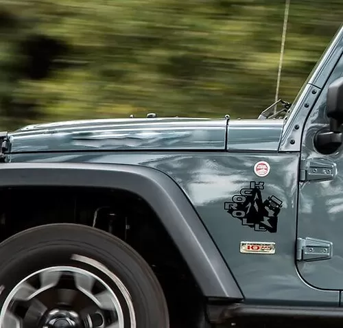 Jeep 2018-2021 Gladiator Wrangler JL JLU JT Hood Forest Mountains Vinyl ...