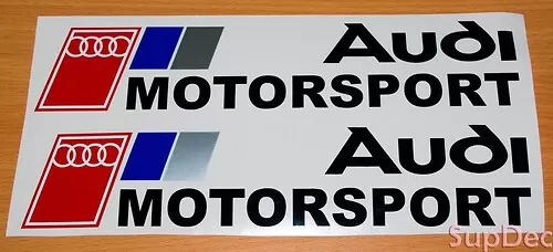 2 Audi Racing A3 A4 A5 A6 A8 Q3 Q5 Q7 Tt Rs4 S4 Decal Sticker
