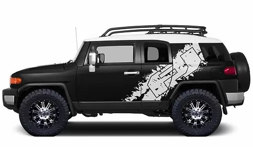 Toyota FJ Cruiser 4x4 Off Road Car Vinyl Decal Sticker
