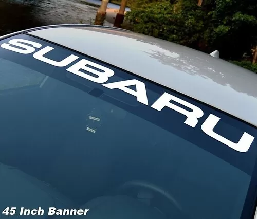 Subaru Tecnica International STI Motorsport Banner Strip Car Windshield ...