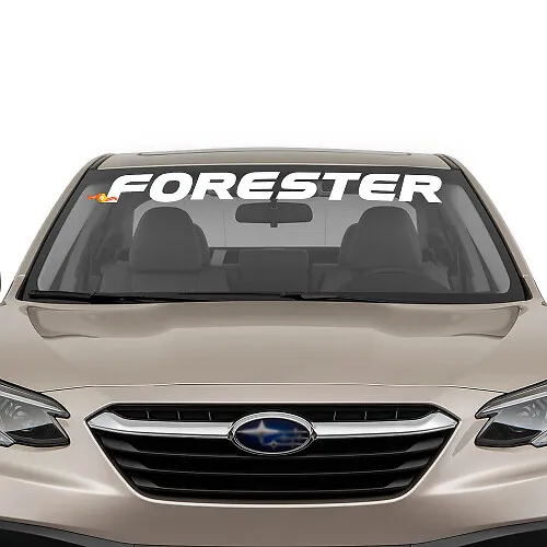 Windshield Banner Vinyl Decal Sticker fit Suba FORESTER