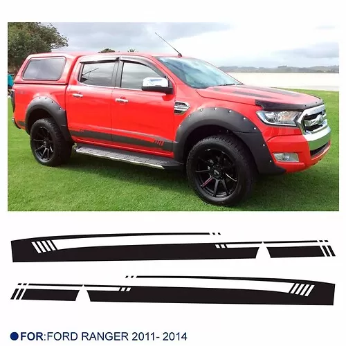 FORD MAVERICK 2022 FX4 Graphics Doors Side Stipe Four Colors Stickers ...