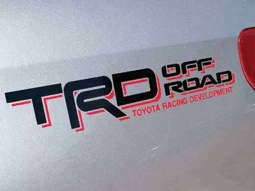 TRD Decals - High-Quality Toyota Racing Development Stickers | Shop Now ...