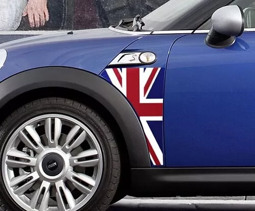 Mini Cooper S R56 Trunk Graphic - Red White Blue English Flag Decal