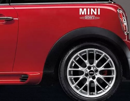 Mini Cooper Clubman Dual Checkered Stripes Vinyl Decals Stickers 2008-2013