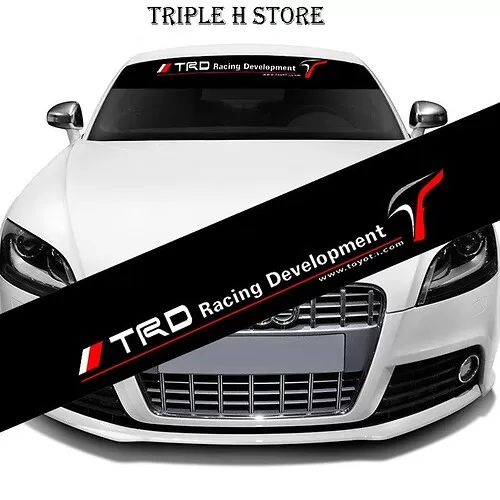 Toyota Racing Development TRD Motorsport Banner Strip Car Windshield ...