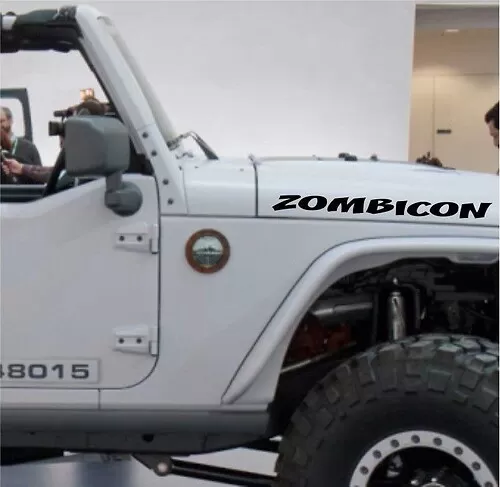 20" JEEP NATION Military Star Jeep Hood Decal Wrangler JK CJ TJ Truck ...