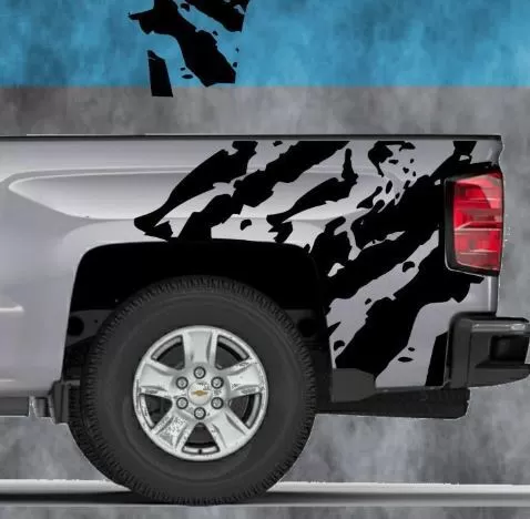 Chevrolet Chevy Splash Grunge Logo Truck Vinyl Decal bed Graphic