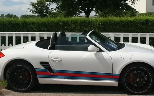 Porsche Design Macan Racing Side Hood Stripes Decal Sticker