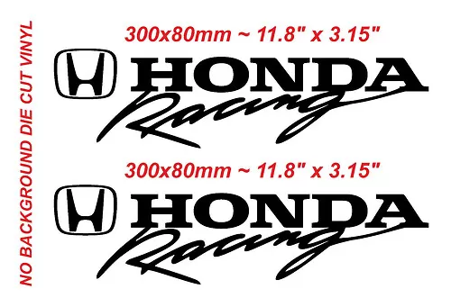 2x Vtec SOHC Decal Sticker - D16 B16 B18 B20 Civic JDM Honda Vtec Si Type R