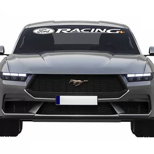 Hood Ford Mustang MACH-E MACH E Logo Trim Decal vinyl stickers 2 Colors
