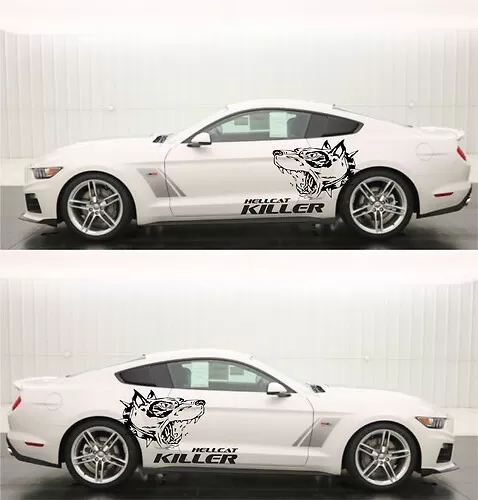 2x 5.0L COYOTE V8 Hood sticker decals emblem Ford F150 Boss Mustang