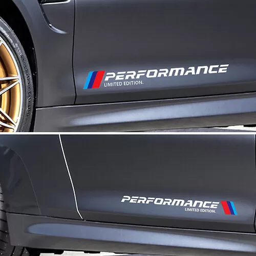 Pair BMW M2 M240 G42 F22 F87 M Performance Side Stripes Doors Fender ...